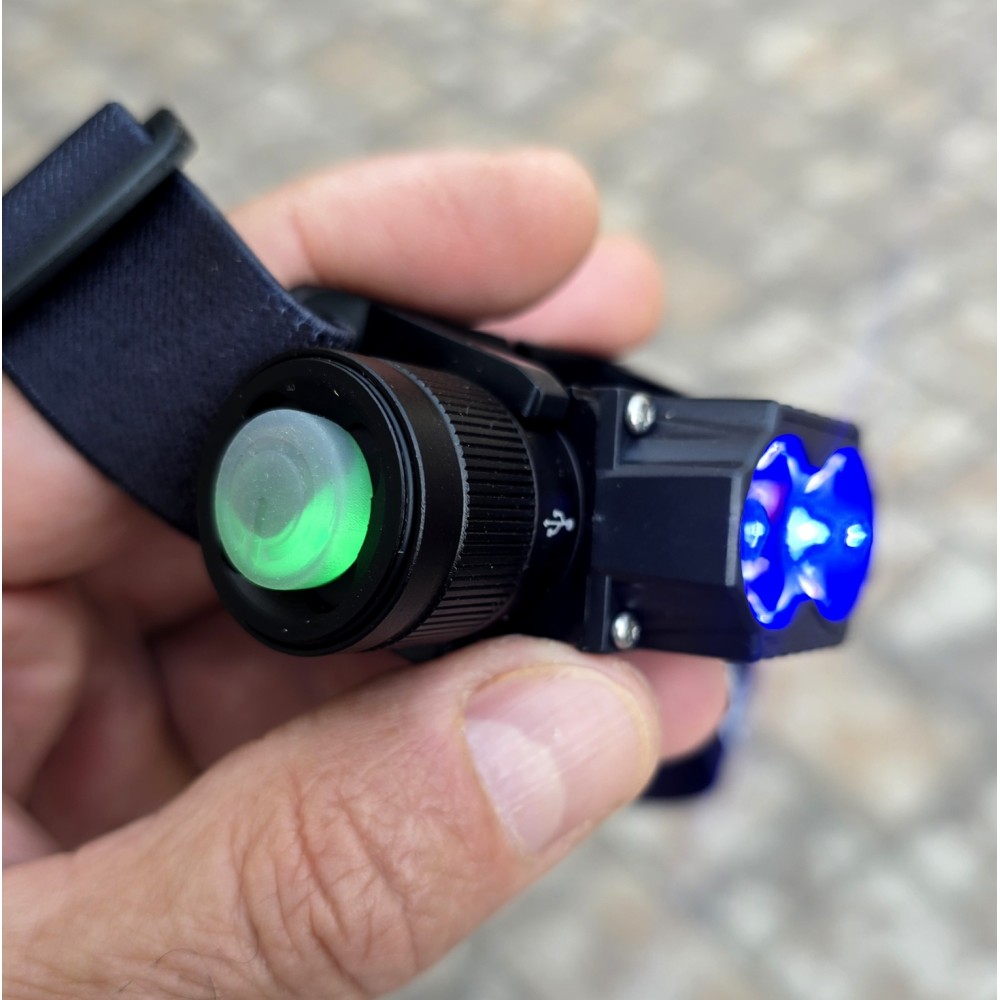 LANTERNA DE CAP LUMINA ALBASTRA / ALBA TAZURA